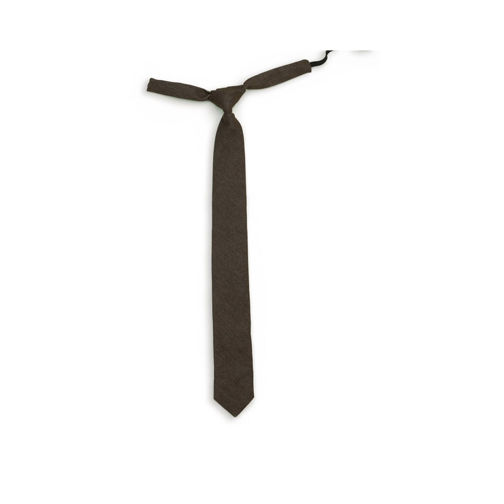 CORBATA CON NUDO DE PALA ESTRECHA VAQUERA